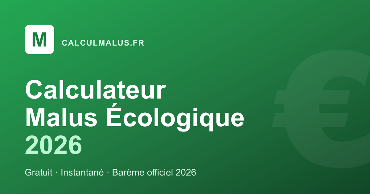 Malus écologique BMW 2026 — 34 modèles